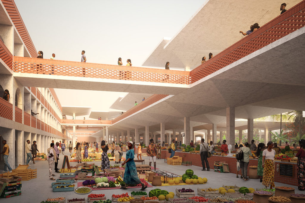 KINSHASA - Reconstruction du Marché Central - THINK TANK architecture ...
